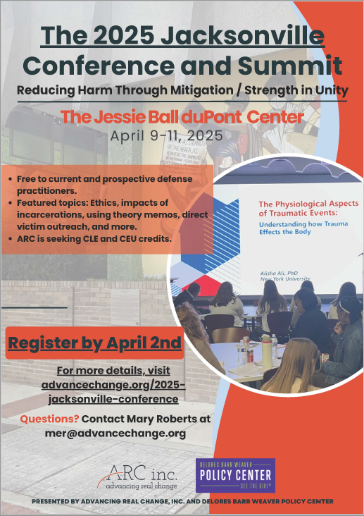 2025 Jacksonville Conference: Reducing Harm Through Mitigation ...